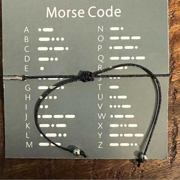 Private Label | Jewelry | Morse Code Best Bitches Adjustable Bracelet | Poshmark